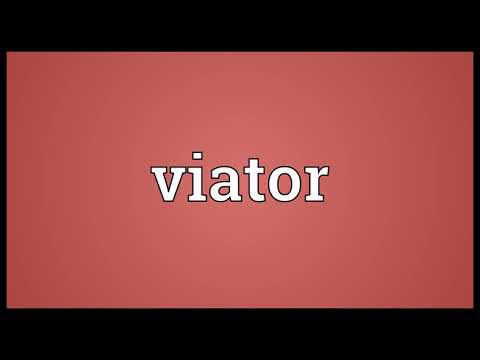Viator Meaning