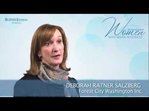 Women Who Mean Business - Deborah Ratner Salzberg, Forest City Washington Inc.
