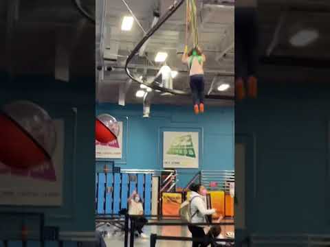 Sky zones new zip line!!!