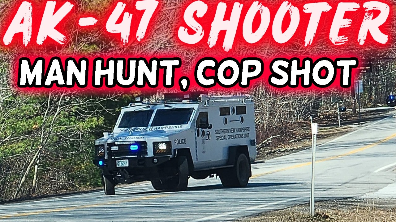 🔴 BREAKING UPDATE: AK-47 Shooter in New Hampshire Update | Cop Shot, Active Manhunt