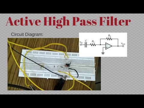 Active High Pass Filter [EXPERIMENT]