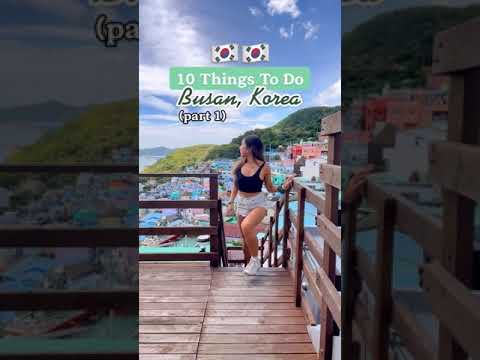 10 Things To Do in Busan, Korea 🇰🇷 (part 1) #shorts