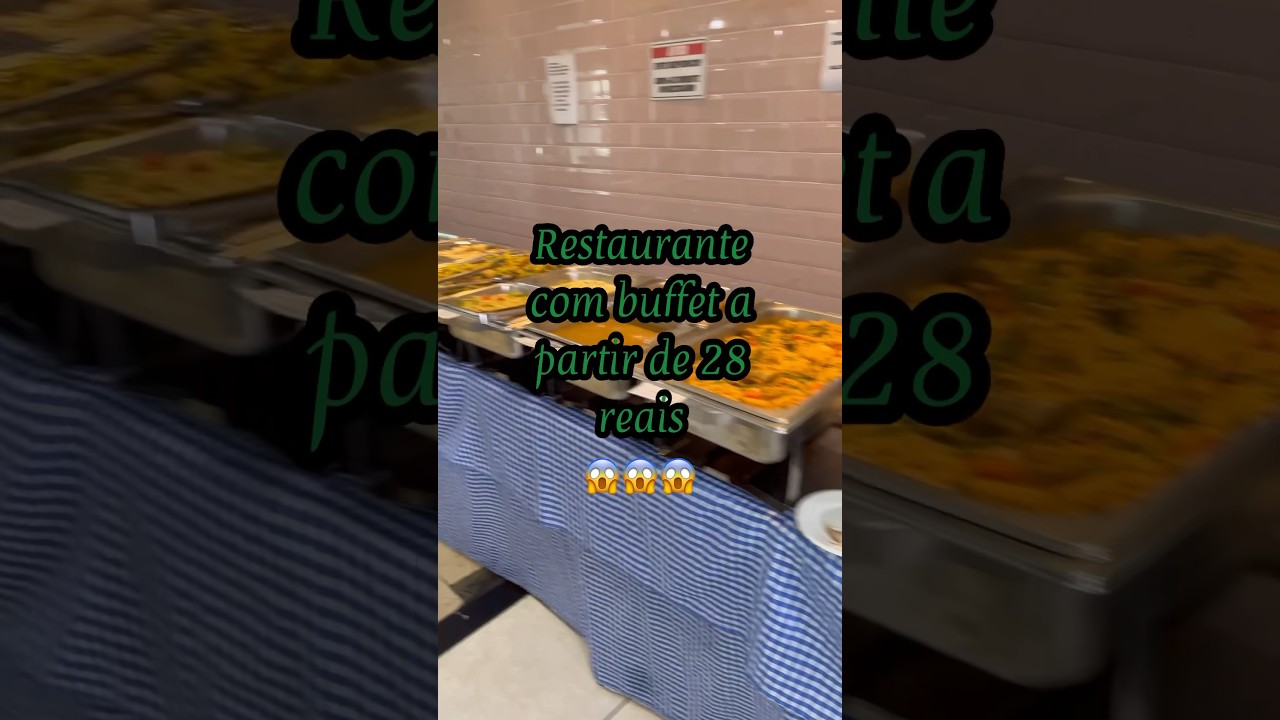 RESTAURANTE COM BUFFET A PARTIR DE 28 REAIS