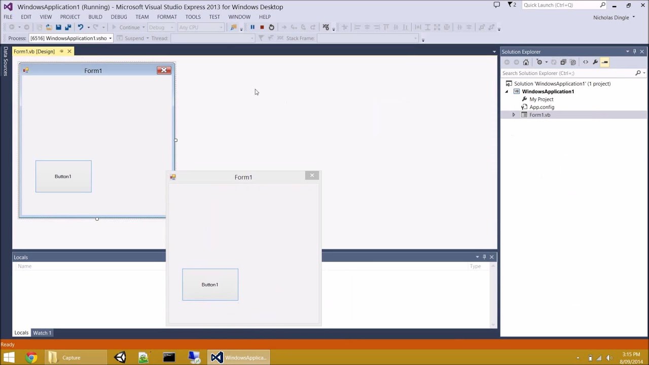 VB.NET 2013 GUI - Forms