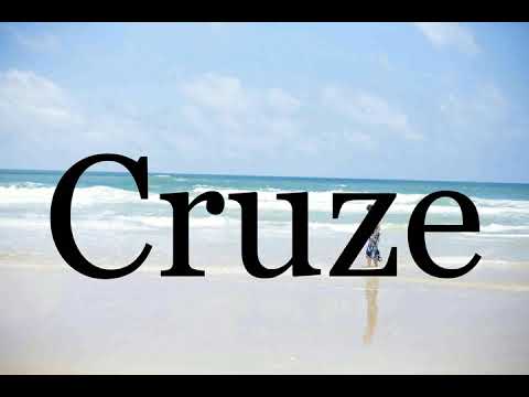 How To Pronounce Cruze๐๐๐๐๐๐Pronunciation Of Cruze