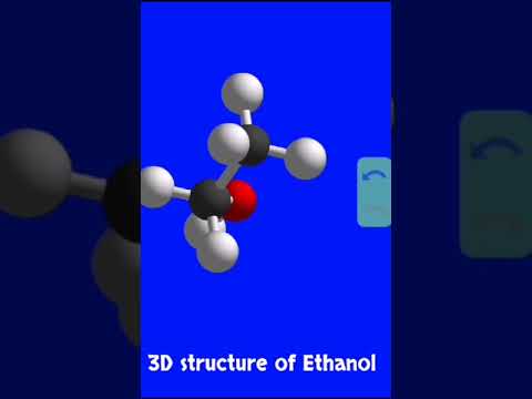 3D structure of Ethanol // 3D structure of ethyl Alcohol // 3D structure of C2H5OH