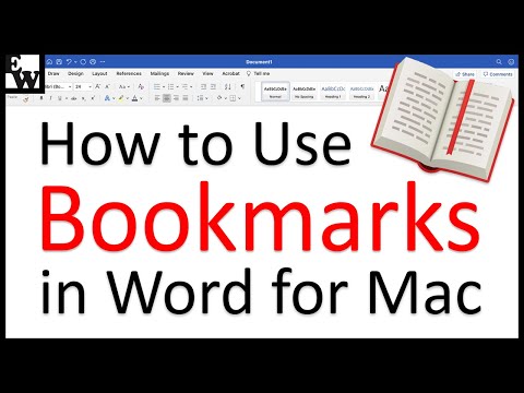How to Use Bookmarks in Word for Mac