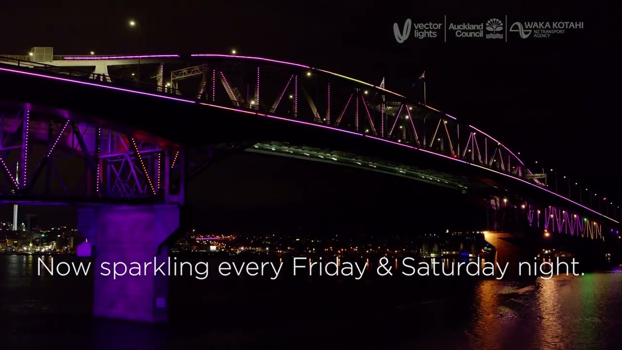 Vector Lights Celebrating Auckland