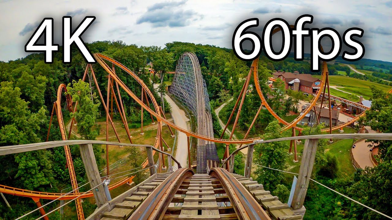 The Voyage front seat on-ride 4K POV @60fps Holiday World