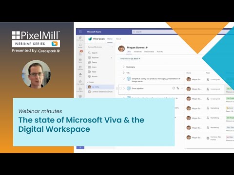 See Viva Goals & Insights In Action! | The State of Microsoft Viva and The Digital Workspace Webinar