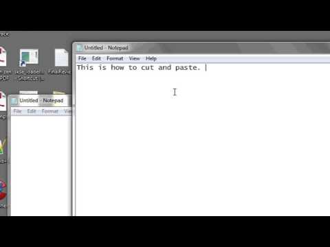 How Do I Cut & Paste? : Know Your Computer