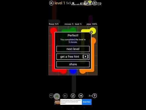 Flow Free game 5×5 #games # gaming videos