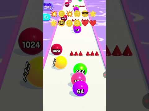 Ball Run 2048 - Gameplay Walkthrough Part 980B Infinity Mode New Best Record 4096AN (iOS, Android)