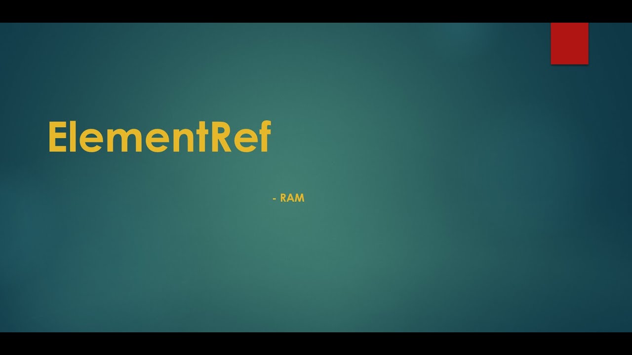 ElementRef in Angular