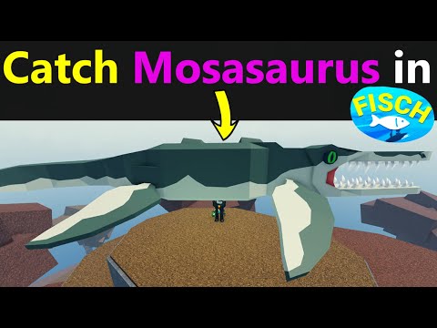 How to get Mosasaurus in Fisch Roblox | Where to catch Mosasaurus in Fisch #roblox #fisch