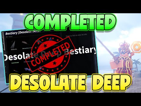 How To Complete Desolate Deep Bestiary in Fisch! Desolate Deep Bestiary Guide Roblox