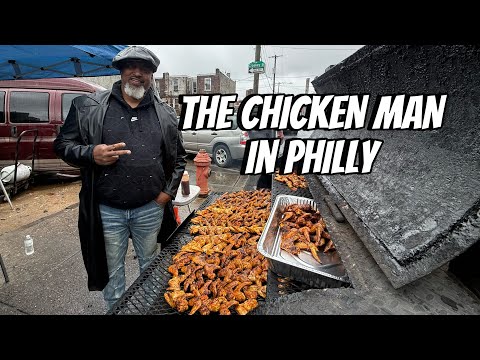 The Chicken Man of Philly: Best BBQ Grilled Wings in the Hood!