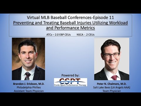 Preventing and Treating Baseball Injuries Utilizing Workload and Performance Metrics - Episode 11