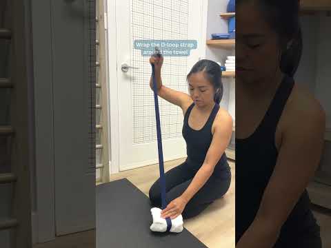Home hack for schroth scoliosis exercises