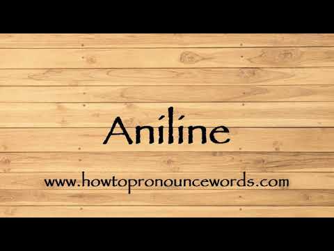 How To Pronounce Aniline ? How To say Aniline New Video