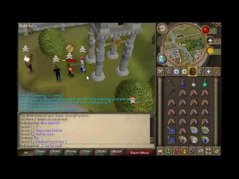Redpaperhat Pk Vid 3 - 68 combat, D-Claws, Ice barrage, Vesta long, High RISK & Good Loot