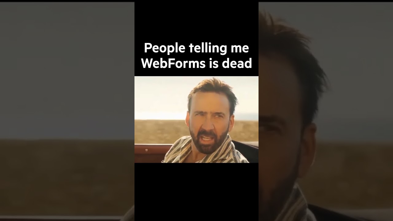 When you're using WebForms