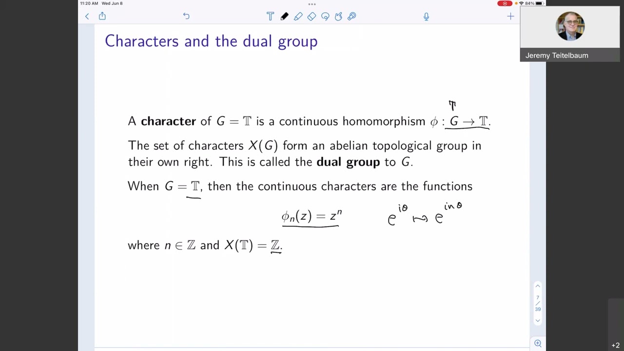 CTNT 2022 - p-adic Fourier theory and applications (by Jeremy Teitelbaum)