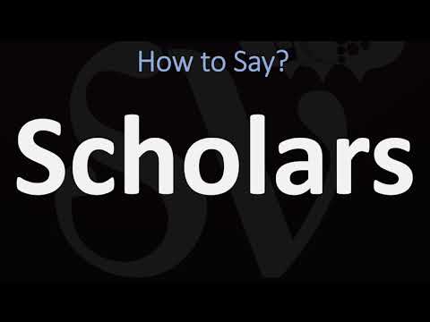 How to Pronounce Scholars? (CORRECTLY)