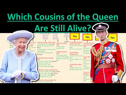 Which Cousins of Queen Elizabeth II Are Still Alive?- British Royal Family Tree Explained