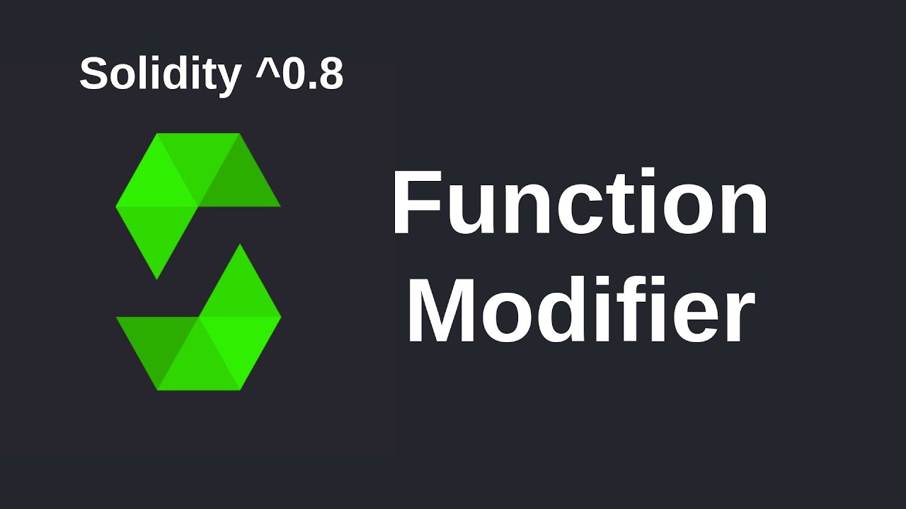 Function Modifier | Solidity 0.8