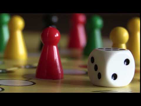 Board Game With Dice And Pins