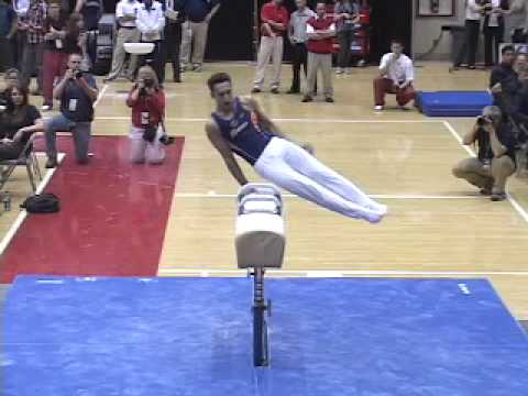 Daniel Ribeiro NCAAs 15.55 Pommel – Gymnastics Coaching.com