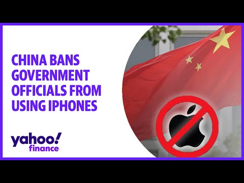 China bans government officials from using iPhones