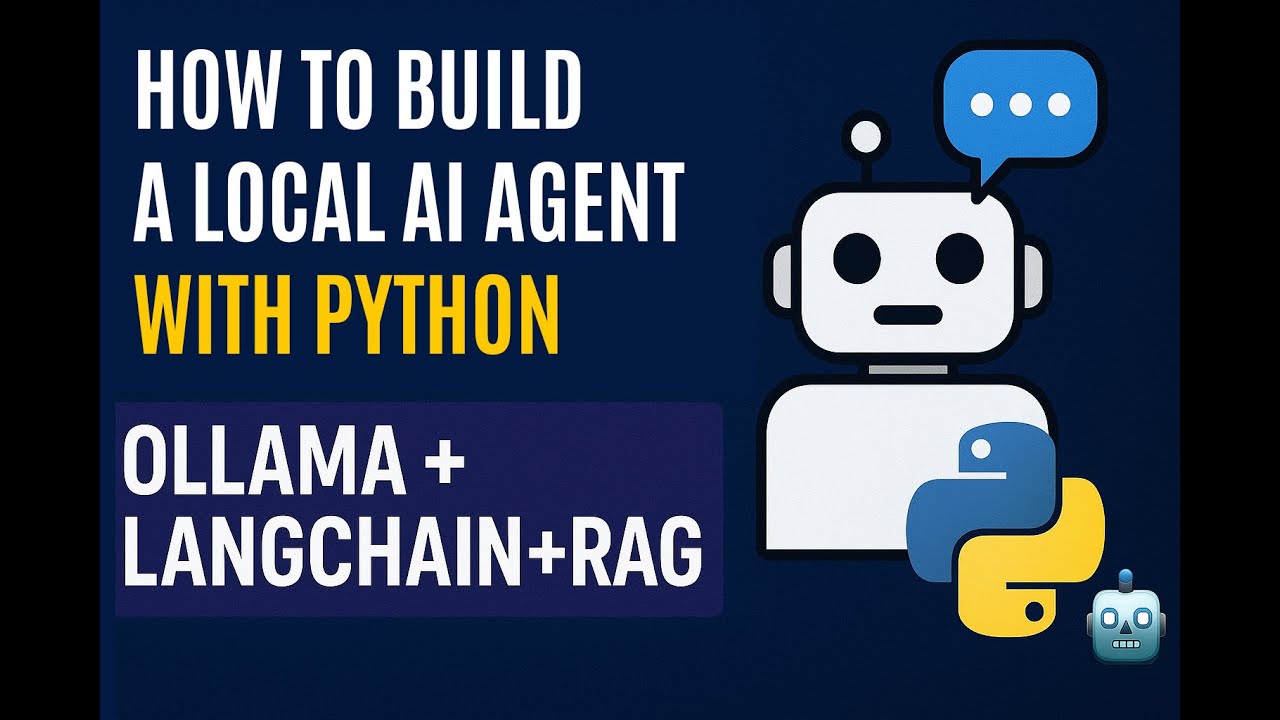 How to Build a Local AI Agent with Python | Ollama + LangChain + RAG Tutorial 🤖#ai #agent