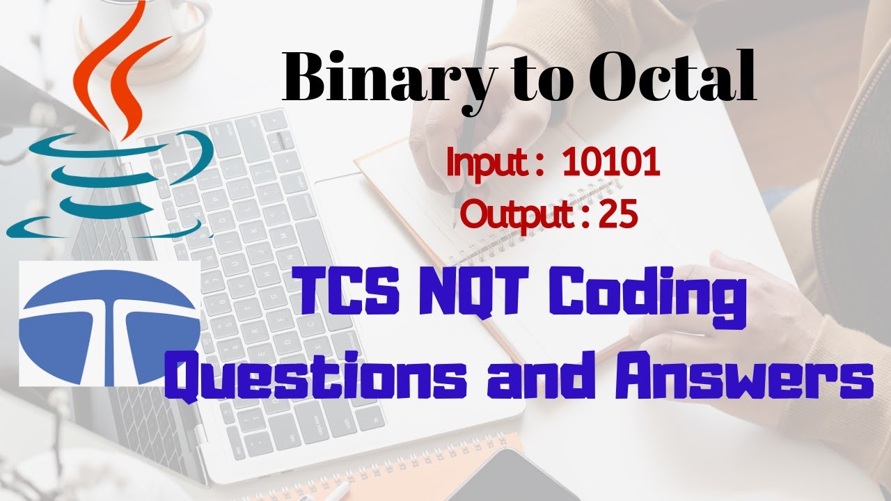 Convert Binary To Octal  | TCS NQT coding problem (Solved)