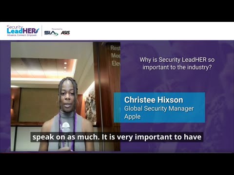 Why Security LeadHER | Christee Hixson, Apple