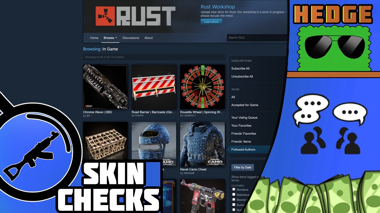 Rust Workshop Skin Checks (March 17 2026)