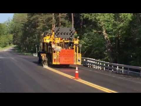 Accent Stripe Inc. Road Striping Truck