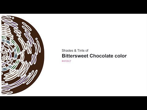 Shades & Tints of Bittersweet Chocolate color #4f2b17 A Warm Brown color #462614 #3d2111 #624230