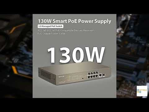 Review - Tenda TEG5310P, Layer-3 Gigabit Managed PoE Switch, Enterprise 10 Port PoE Switc