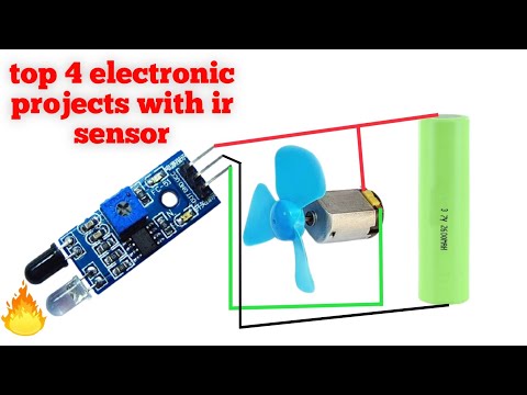 top 4 electronic projects with ir sensor | diy ir sensor project