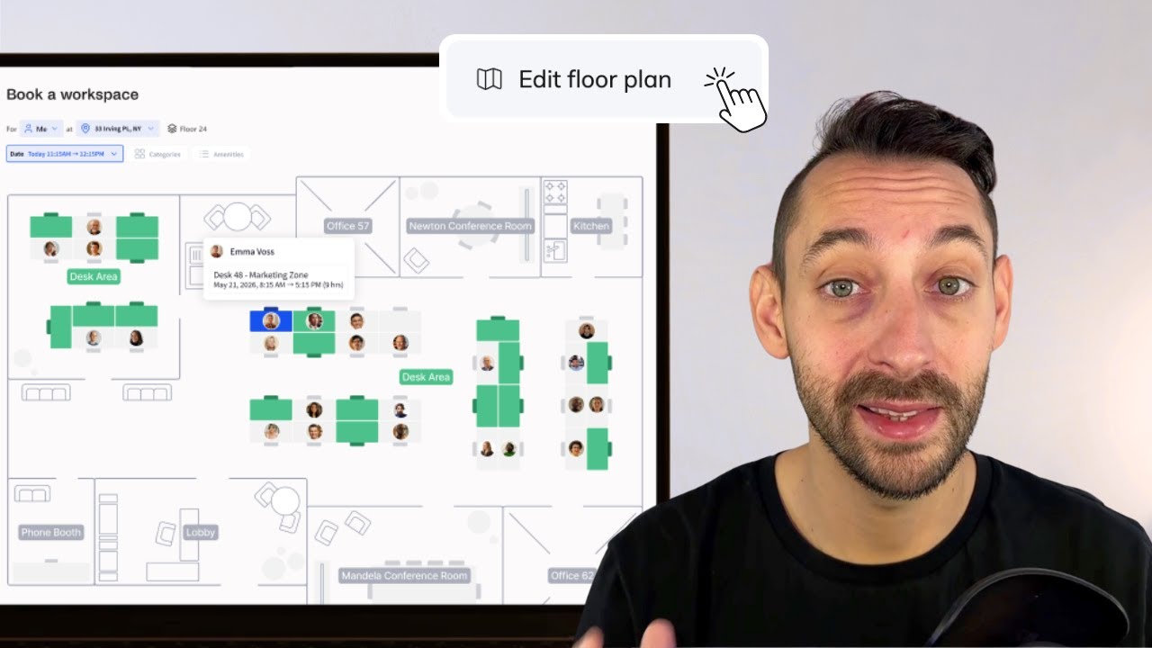 Create Interactive Floor Plans for Room and Desk Booking in Seconds