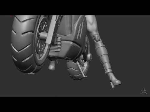 👸 Articulated Princess Peach biker・ 3D File for ・Cults