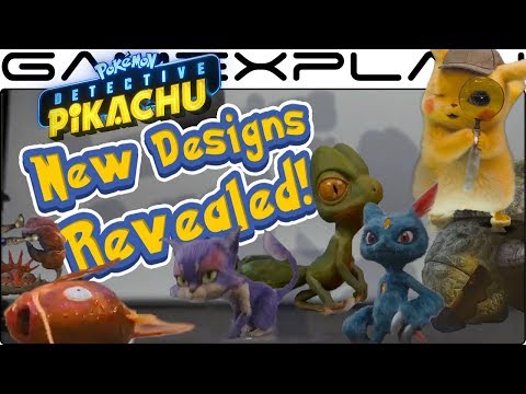 Detective Pikachu Movie Reveals MORE Realistic Pokémon Designs (Torterra, Treecko, Eevee, & More!)