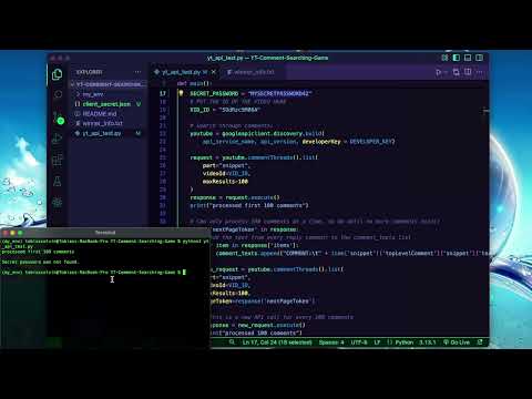If Someone Comments The Secret Word, This Program Privates The Video