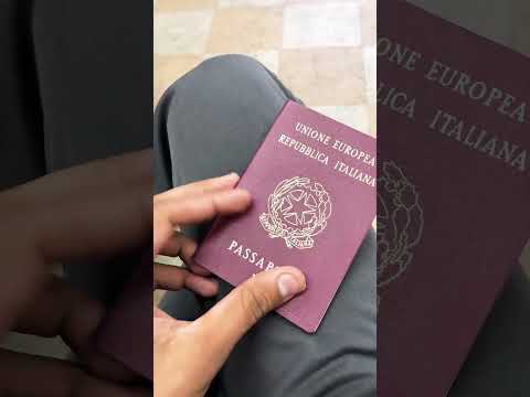 Italian passport #italy #2numabri #europestudyvisa #internationalstudents