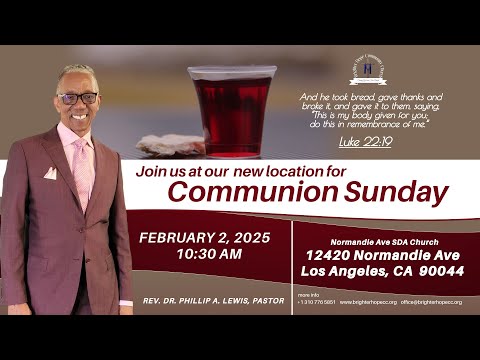 Brighter Hope Community Church, Pastor Phil Lewis