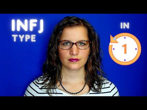 INFJ personality type explained in 60 secs