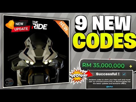 ⚡SECRET???? UPDATE????THE RIDE CODES IN *MAY* 2025 | ROBLOX THE RIDE CODES 2025 | CRAZY GAMER