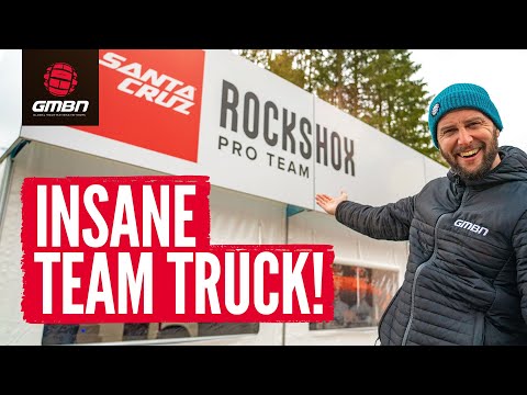 Santa Cruz RockShox Pro Team Pit Tour | 2023 UCI Mountain Bike XC World Cup